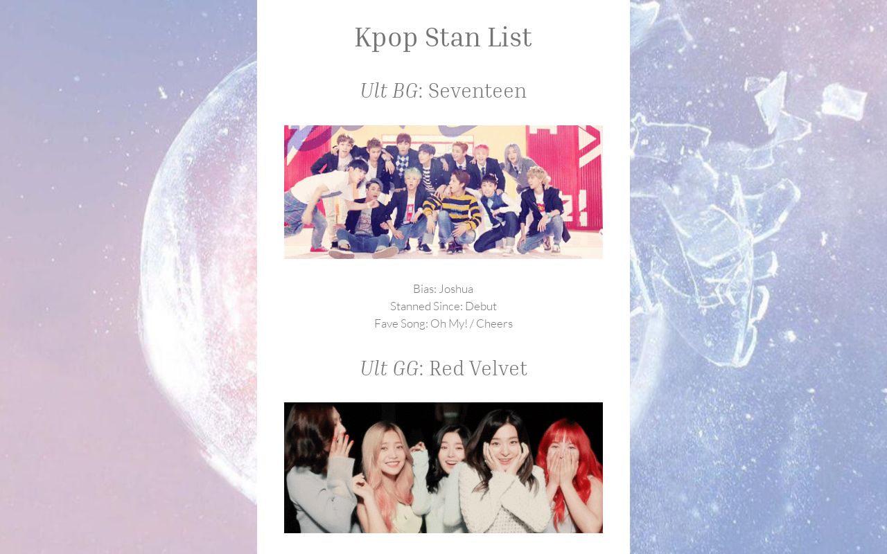 jams kpop list